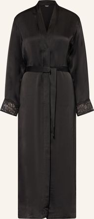 HUGO BOSS Damen-Morgenmantel Blossom schwarz