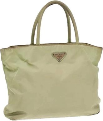 Prada Sac cabas vintage Pre-owned - Femme - Pre-owned - Vert - Taille: ONE Size