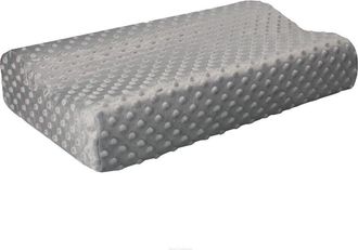 Bertoni Orthopädisches Kissen Nackenstützkissen Ergonomisches Kopfkissen Memory Foam Memory Schaum 15 cm Hoch Profi Deco Grau 30 x 50 cm