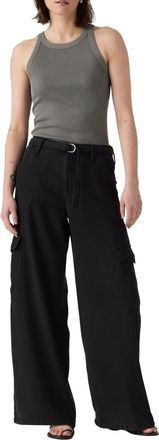 Levi's Baggy Dad Cargo Drapey Caviar Gd