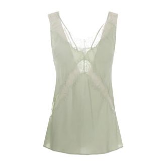 Pinko Pinko, Femme, Tops, Vert, Taille: 34 FR Lydia Top