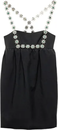 Prada Besticktes Minikleid - Schwarz