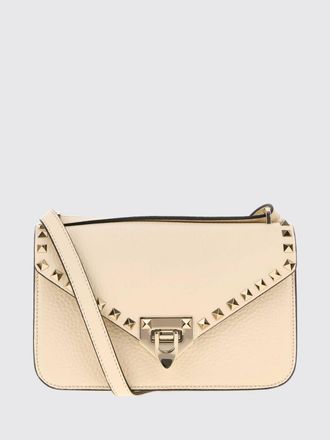 Valentino Garavani Rockstud Mini-Umh&auml;ngetasche aus genarbtem Kalbsleder