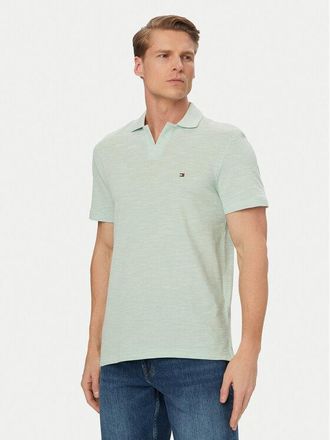 Tommy Hilfiger Poloshirt Textured Oxford Pique MW0MW38482 Hellgr&uuml;n Regular Fit