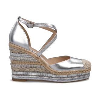 Alma En Pena Alma EN Pena, Femme, Chaussures, Gris, Taille: 39 EU Talon compensé avec détails