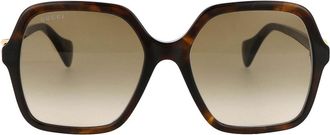 Gucci Lunettes De Soleil - Marron