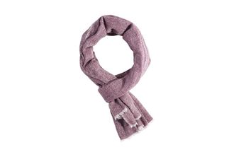 Bexley Echarpes Laine et Cashmere - Echarpes homme chevron bordeaux et ecru