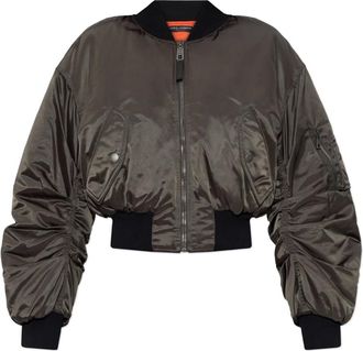 Dolce & Gabbana Femme, Vestes, Vert, Taille: 36 FR Bomber Jacket