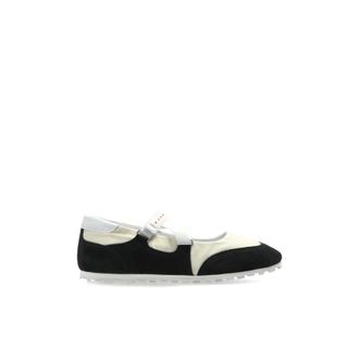 Marni Femme, Chaussures, Beige, Taille: 36 EU Ballerines avec Patch Logo