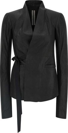 Rick Owens Lederjacke - Schwarz