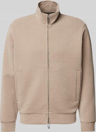 Emporio Armani Sweatjacke mit Label-Print