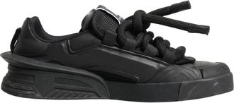 Dolce & Gabbana Homme, Chaussures, Noir, Taille: 44 EU Baskets Basses Portofino
