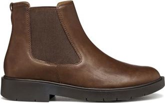 Geox Bottines D Spirerica EC1 pour femme, marron foncé, 37 EU, marron foncé, 37 EU
