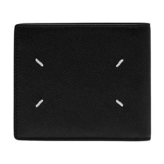 Maison Margiela Femme, Accessoires, Noir, Taille: ONE Size Porte-cartes Four Stitches