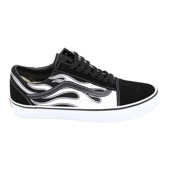 Vans Flammen Canvas und Wildleder Sneakers - - Shoes - Damen - Schwarzk - 36 EU