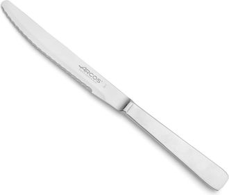 Arcos Tischmesser Serrado - Edelstahl Monoblock, 125 mm Klinge, Ergonomischer Griff, Perfekt für Esszimmer, Serie Tischmesser