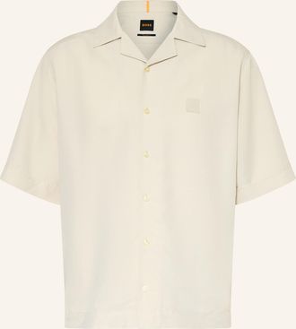 HUGO BOSS Resorthemd Lapisy Relaxed Fit beige