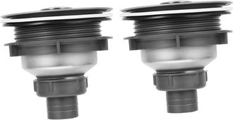 Garneck 2 Stück Abflusssieb für Waschbecken Teiliges Robustes Langlebiges Haarsieb Korb Einstellbar für Haarwaschbecken Optimiert für Wasserabfluss bei Friseu