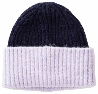 Benetton Damen Berretto 6nwbda01l Winter-Zubeh&ouml;r-Set, blau, L