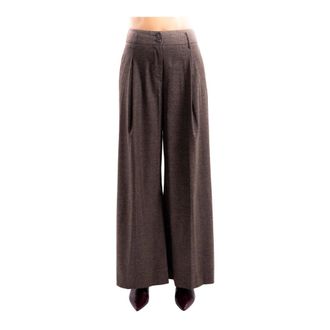H2O Pantalon large - Femme - Pantalons - Brun - Taille: 44 FR