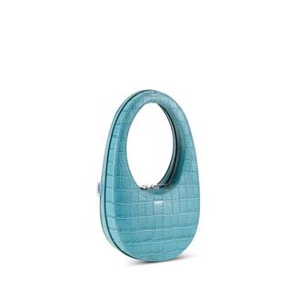 Coperni Sac &agrave; main peau de crocodile Swipe en cuir