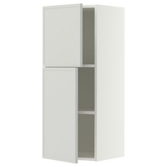 IKEA METOD Wandschrank mit B&ouml;den und 2 T&uuml;ren