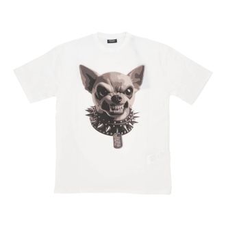 Phobia Archive Angry Dog Tee - - Tops - Herren - Wei&szlig; - M
