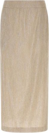 PESERICO Femme, Jupes, Beige, Taille: 36 FR Midi Skirt