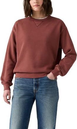 Levi's Femme Sweat-Shirt col Rond Heritage H225 Garment Dye Andorra Red L