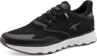 Tamaris Schn&uuml;rer Damen Vegan sportlich schwarz,EU 36