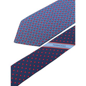 Ferragamo Navro Necktie - Blue