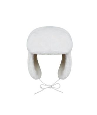 Generic Chapeaux de couleur unie pour lhiver, blanc, M