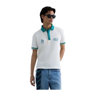 Replay Monte Carlo Country Club Polo - - Tops - Herren - Wei&szlig; - L