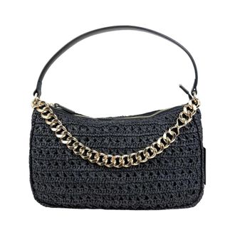 Twinset Femme, Sacs, Noir, Taille: ONE Size Liliane Eff Crochet C/Chain Shoulder Bag