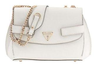 Guess sac &agrave; &eacute;paule bandouli&egrave;re Serenova Convertible Xbody Flap Bag Cream White &eacute;cru