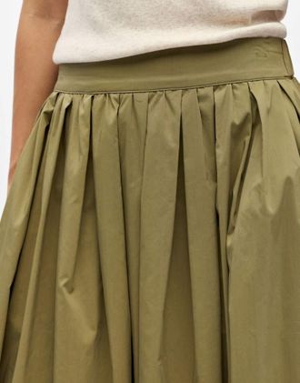 Object jupe longue Martini Olive-Vert