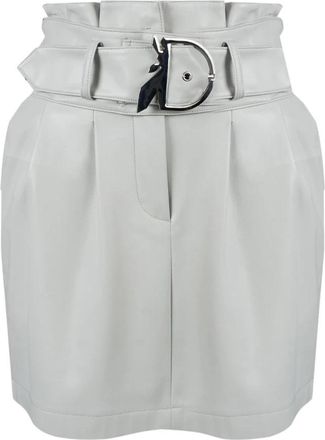 Patrizia Pepe Kurzer gerader Rock - - Skirts - Damen - Grau - S