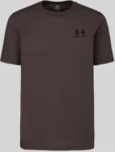 Under Armour Regular Fit Sport-T-Shirt aus Baumwoll-Mix