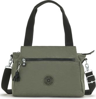 Kipling Elysia Mittelgroße Schultertasche, Schultertaschen, Green Moss (Grün)