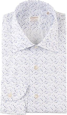 Borriello Homme, Chemises, Blanc, Taille: L Camicia 100% Cotone