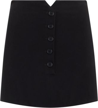 Philosophy di Lorenzo Serafini Femme, Jupes, Noir, Taille: 34 FR Shorts Jupe Courte