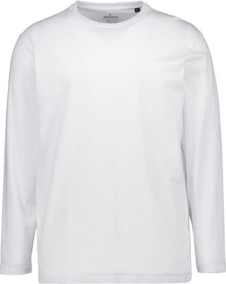 Ragman Herren Longsleeve weiß