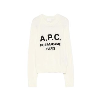 A.P.C. Rundhals-Pullover - - Knitwear - Damen - Wei&szlig; - XS