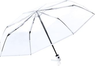 Valiclud Automatisch &Ouml;ffnend Schlie&szlig;en Transparenter Taschenschirm Leicht Tragbar