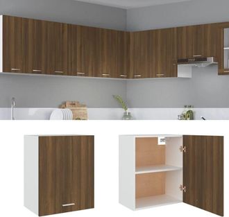 vidaXL Vidaxl - Armoire suspendue Ch&ecirc;ne marron 50x31x60 cm Bois ding&eacute;nierie