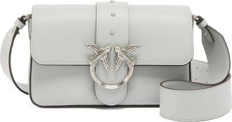 Pinko Pinko, Femme, Sacs, Gris, Taille: ONE Size Top Handle Crossbody Bag