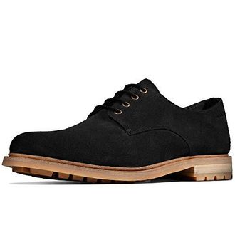 Clarks Homme Foxwell Hall Derbys, Noir (Black SDE Black SDE), 41 EU