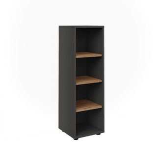 Vicco Midischrank Anthrazit/Artisan Irma 30x95x30 cm - Die Badezimmermöbel, Mehr Ordnung im Badezimmer durch übersichtliche Ablage