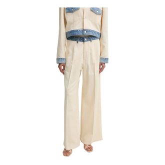 Moschino Weite Hosen - - Trousers - Damen - Beige - S