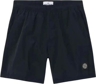 Stone Island Homme, Shorts, Bleu, Taille: XL Short de bain mi-long en Nylon Metal